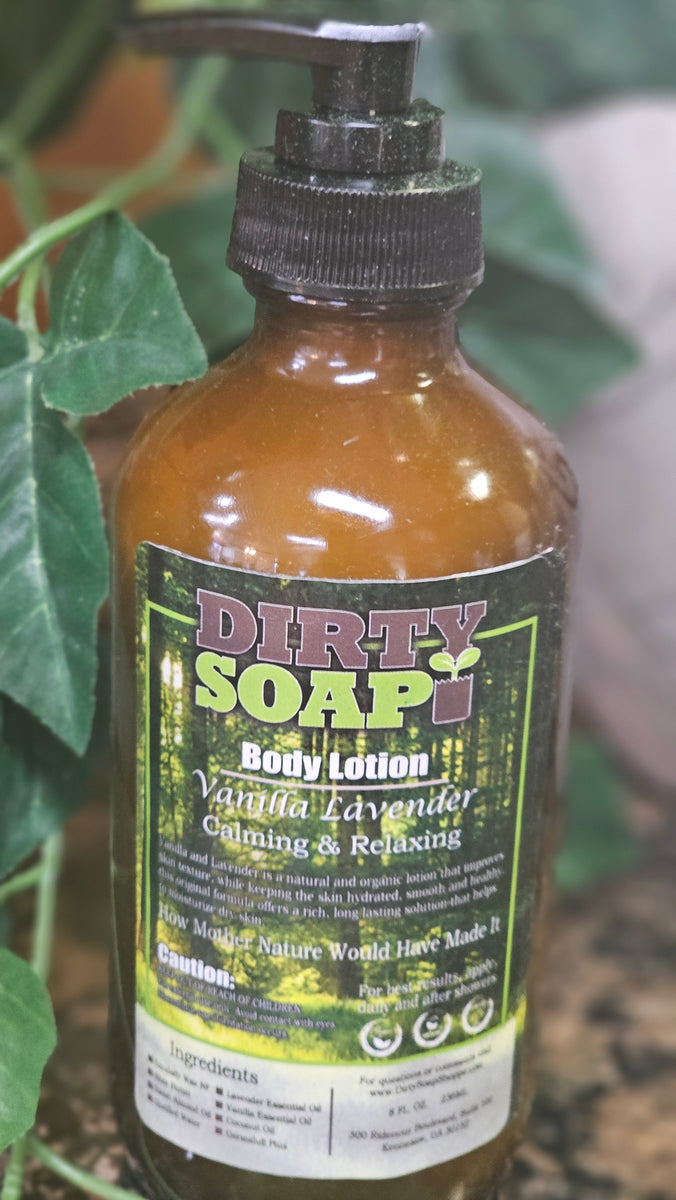 Vanilla Lavender Body Lotion – Dirty Soap Shoppe